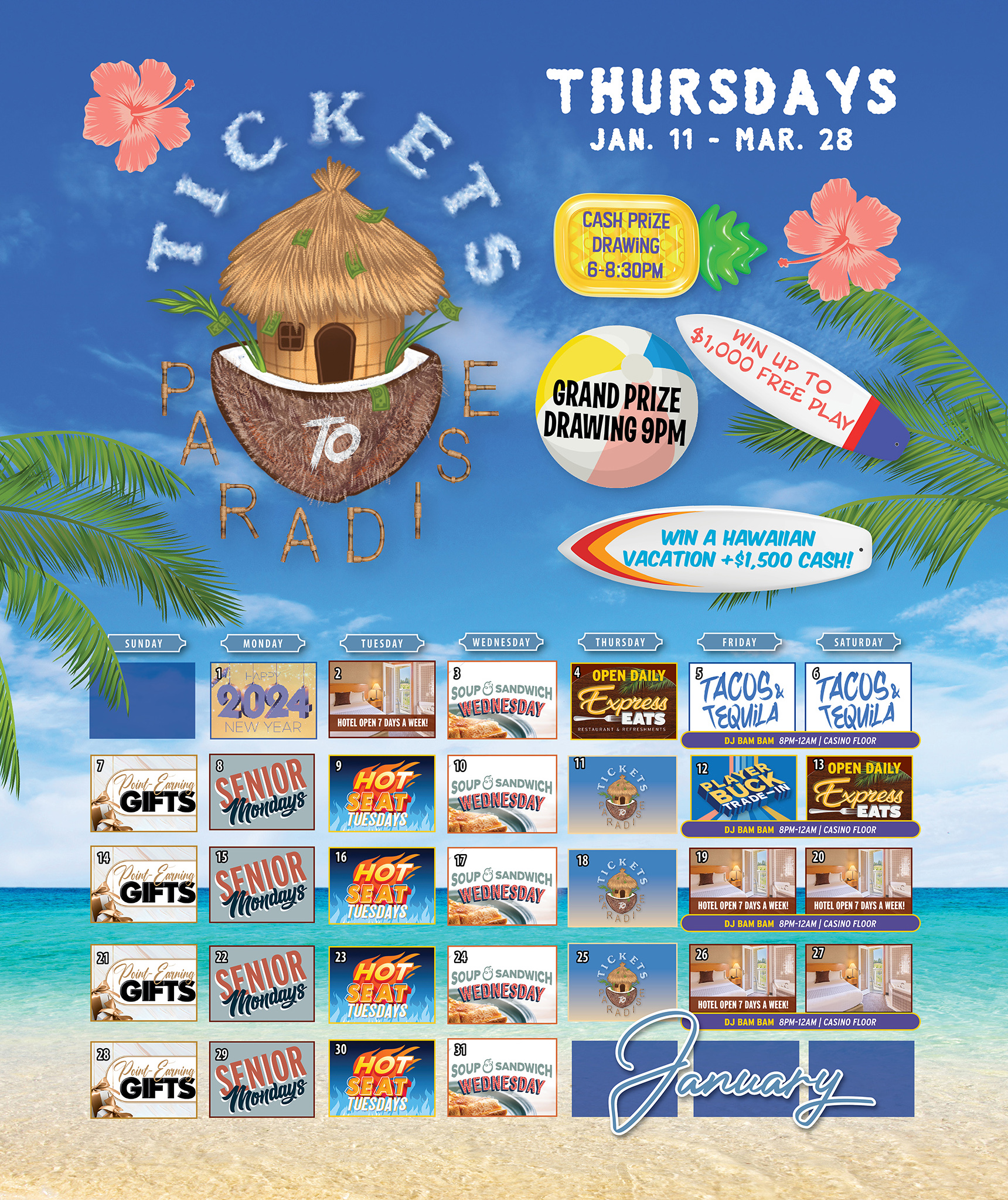 Resort Calendar | The Skagit Resort Casino